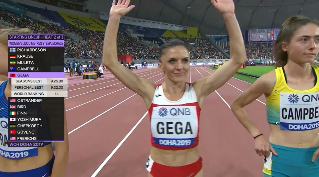 Luiza Gega e para atlete shqiptare që kualifikohet në garën e ...