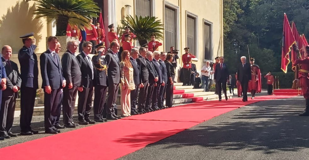 Begaj welcomes the Italian president with a state ceremony – Abc News